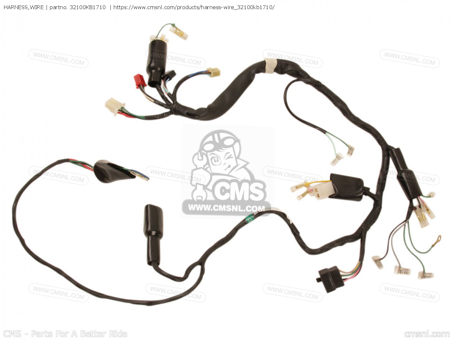 32100KB1710: HARNESS,WIRE Honda - buy the 32100-KB1-710 at CMSNL