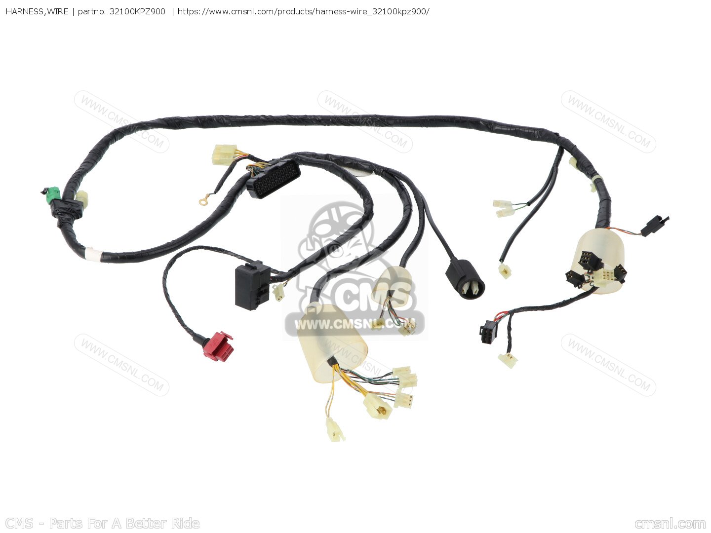 32100KPZ900: HARNESS,WIRE Honda - buy the 32100-KPZ-900 at CMSNL