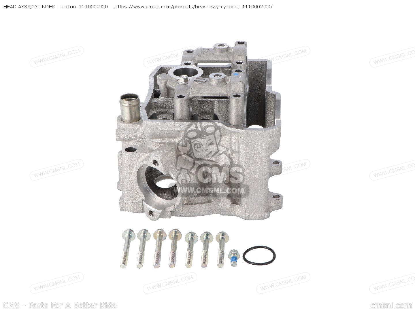 1110002J00: Head Assy,cylinder Suzuki - buy the 11100-02J00 at CMSNL