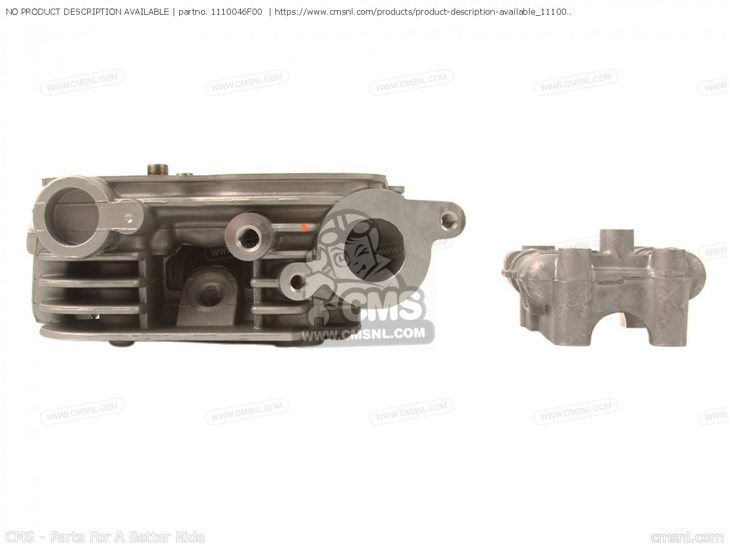1110046F00: HEAD ASSY,CYLINDER Suzuki - buy the 11100-46F00-000 at CMSNL