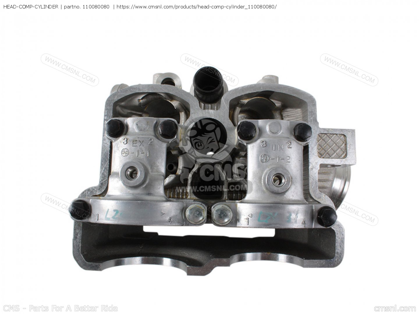 110080080: Head-comp-cylinder Kawasaki - buy the 11008-0080 at CMSNL