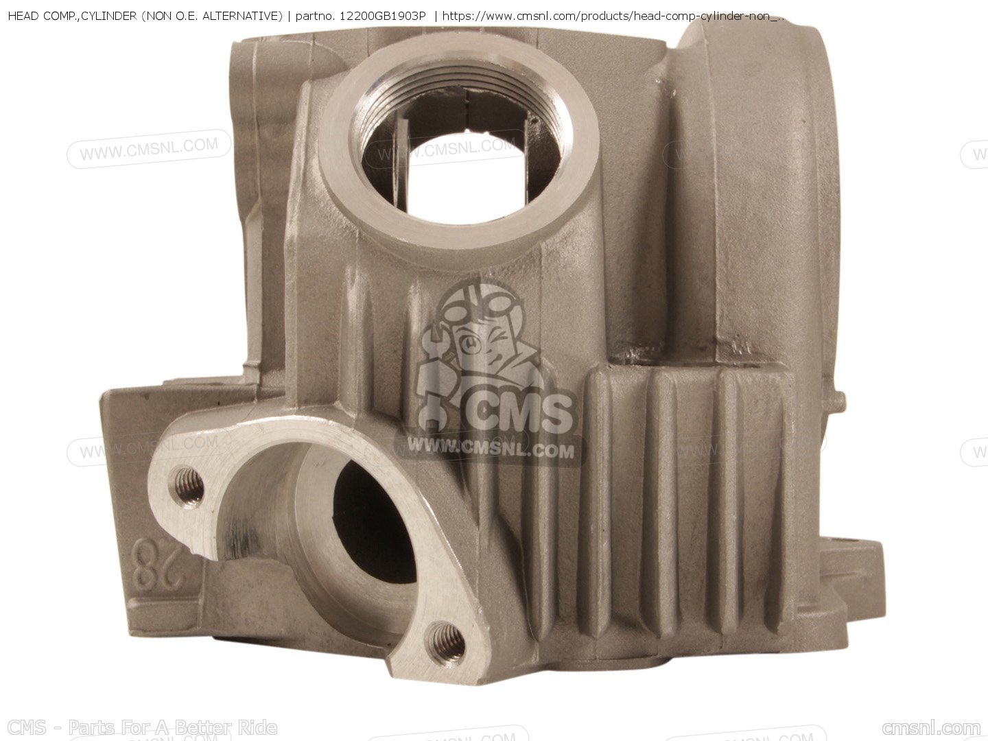 12200GB1903P: Head Comp.,cylinder Honda - buy the 12200-GB1-903P at CMSNL