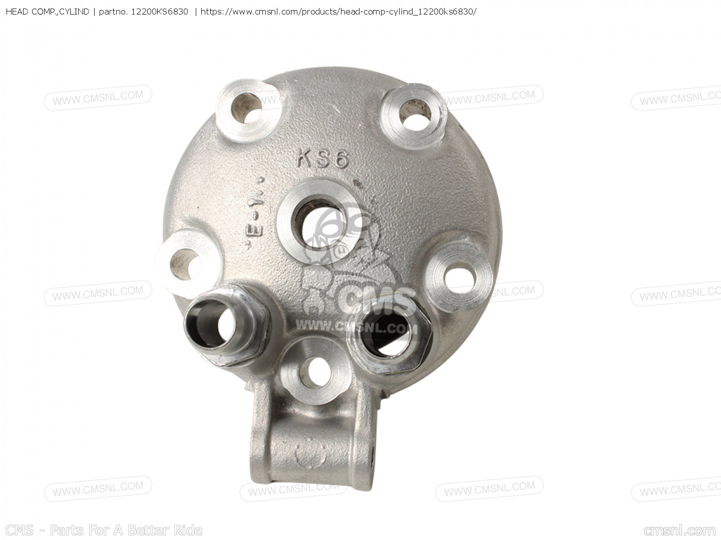 12200KS6830: HEAD COMP.,CYLIND Honda - buy the 12200-KS6-830 at CMSNL