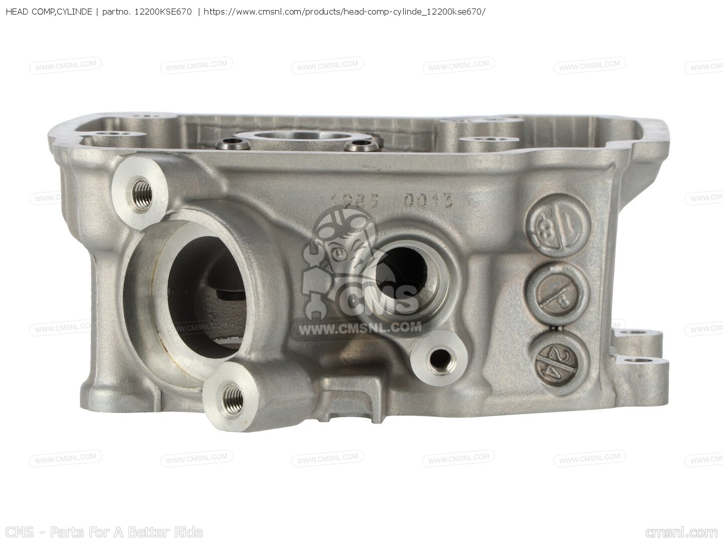 12200KSE670: HEAD COMP,CYLINDE Honda - buy the 12200-KSE-670 at CMSNL