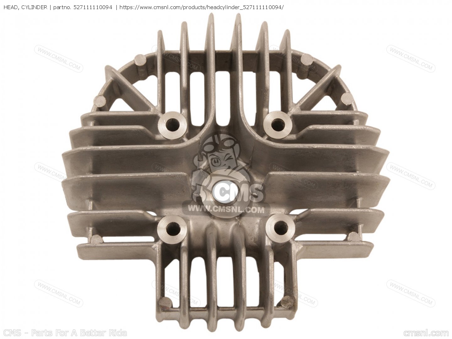 527111110094: HEAD, CYLINDER Yamaha - buy the 527-11111-00-94 at CMSNL