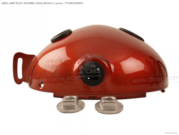 3718433060M3: HEAD LAMP BODY ASSEMBLY BAJA BROWN Yamaha - buy the 371 ...