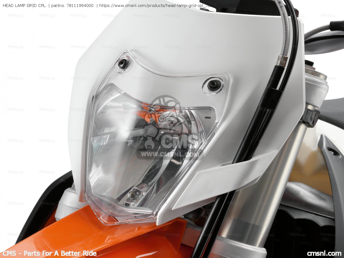78111994000: Head Lamp Grid Cpl. Ktm - buy the 78111994000 at CMSNL