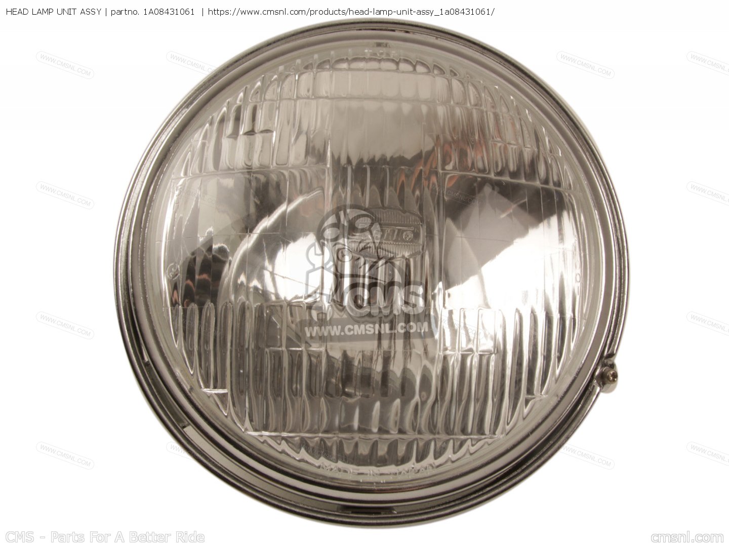 1A08431061: HEAD LAMP UNIT ASSY Yamaha - buy the 1A0-84310-61-00 at CMSNL