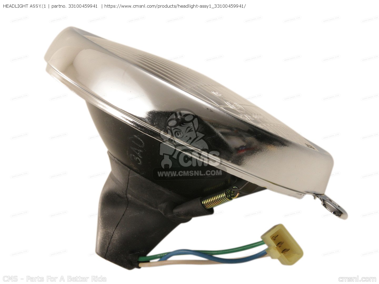 33100459941: HEADLIGHT ASSY.(1 Honda - buy the 33100-459-941 at CMSNL