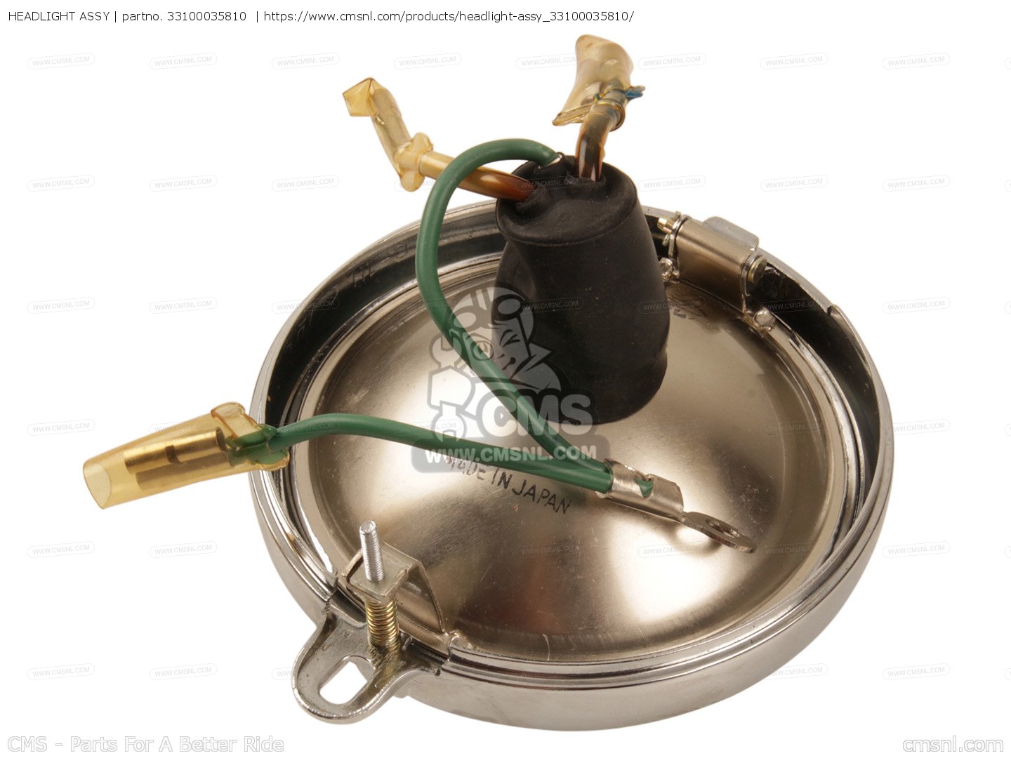 33100035810: Headlight Assy Honda - buy the 33100-035-810 at CMSNL