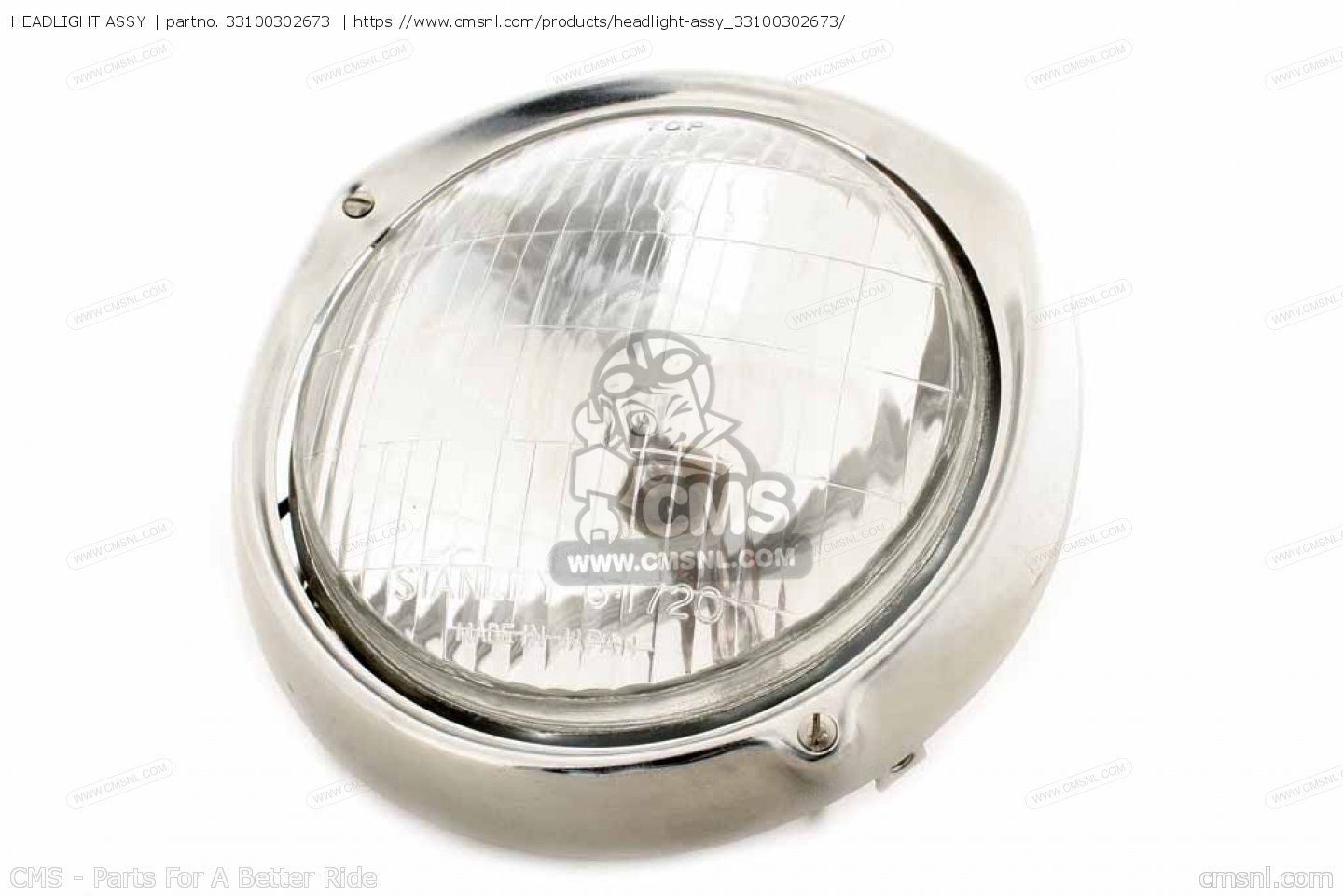 33100302673: HEADLIGHT ASSY. Honda - buy the 33100-302-673 at CMSNL