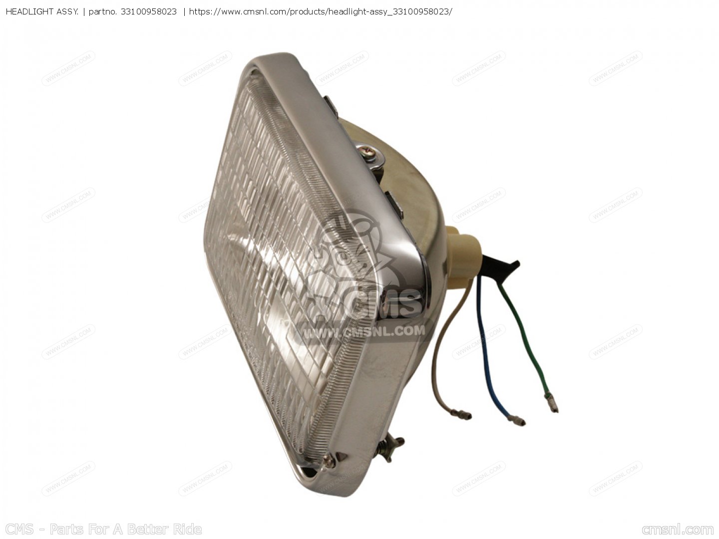 33100958023: HEADLIGHT ASSY. Honda - buy the 33100-958-023 at CMSNL