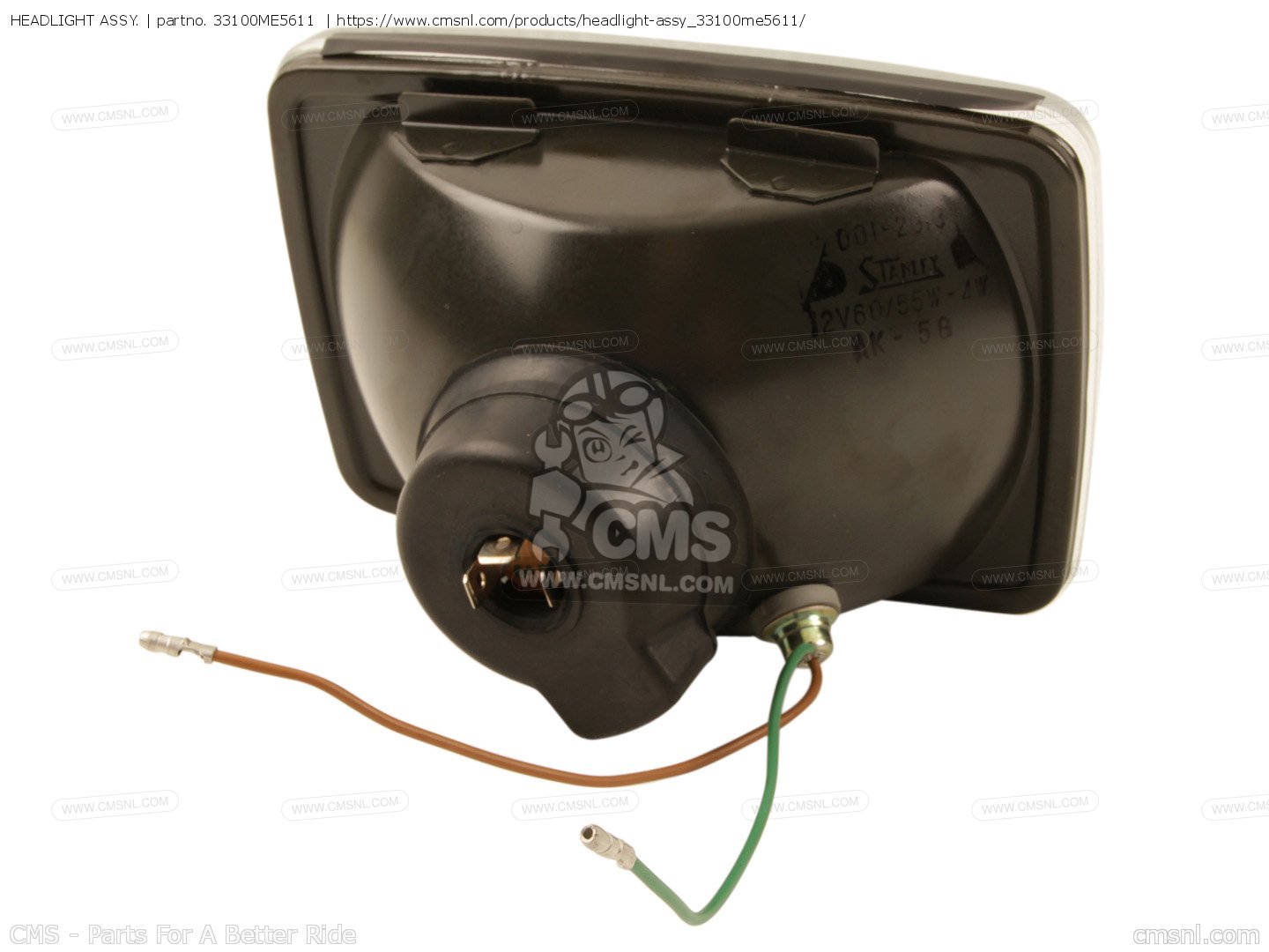 33100ME5611: Headlight Assy. Honda - buy the 33100-ME5-611 at CMSNL