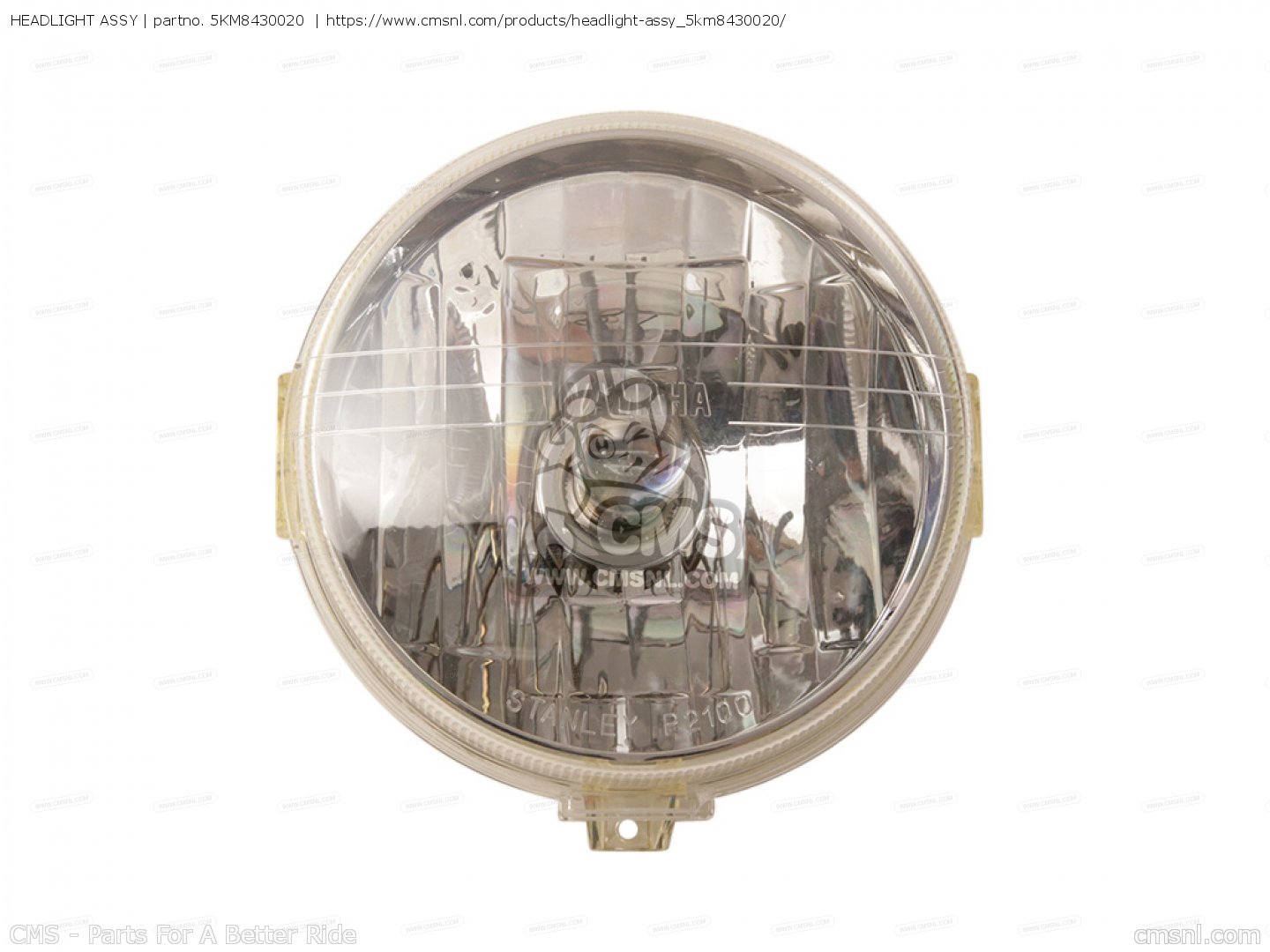5KM8430020: HEADLIGHT ASSY Yamaha - buy the 5KM-84300-20-00 at CMSNL