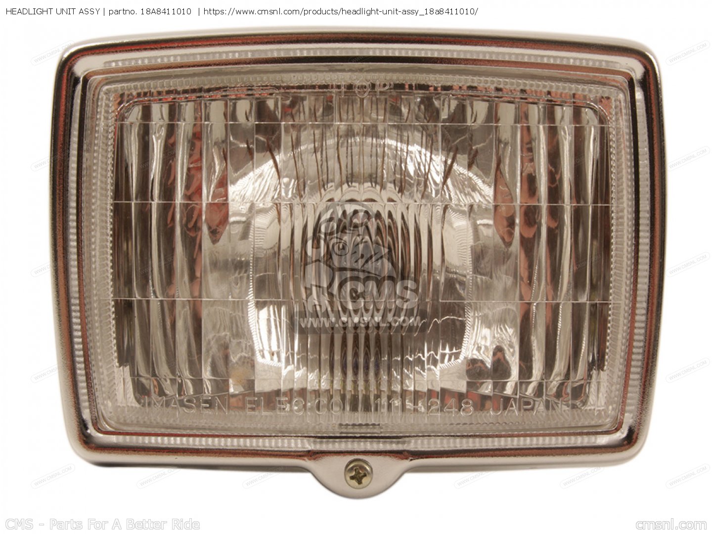 18A8411010: HEADLIGHT UNIT ASSY Yamaha - buy the 18A-84110-10-00 at CMSNL