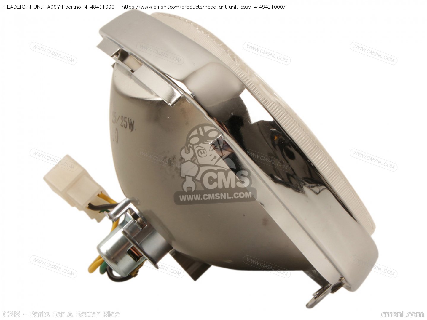 4F48411000: HEADLIGHT UNIT ASSY Yamaha - buy the 4F4-84110-00-00 at CMSNL