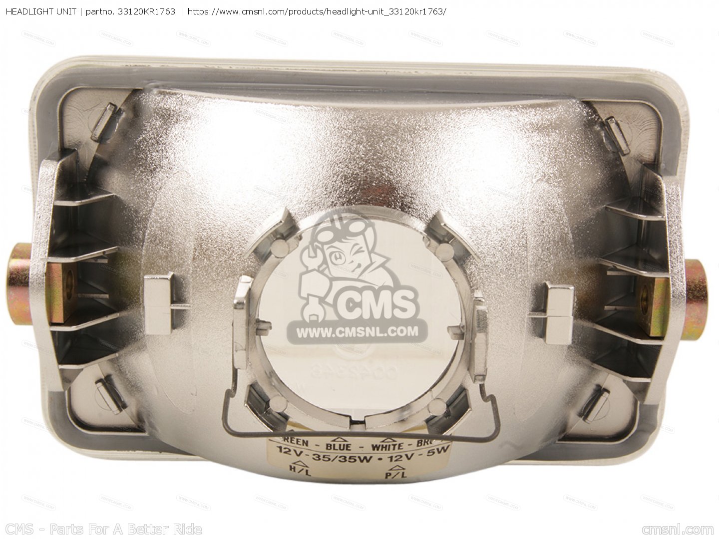 HEADLIGHT UNIT for NSR125F 1989 (K) ITALY / KPH - order at CMSNL