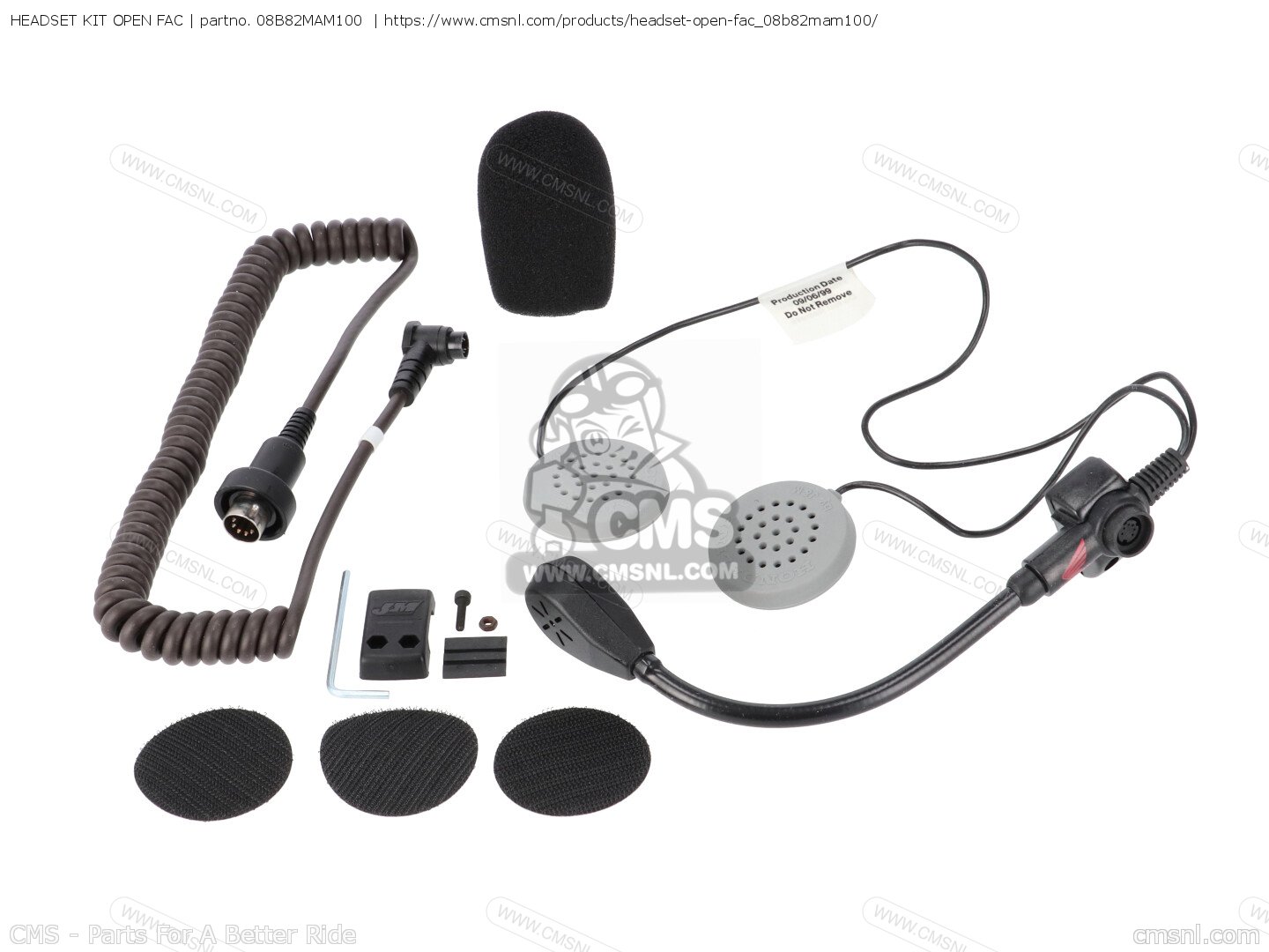 08B82MAM100: HEADSET KIT OPEN FAC Honda - buy the 08B82-MAM-100 at CMSNL