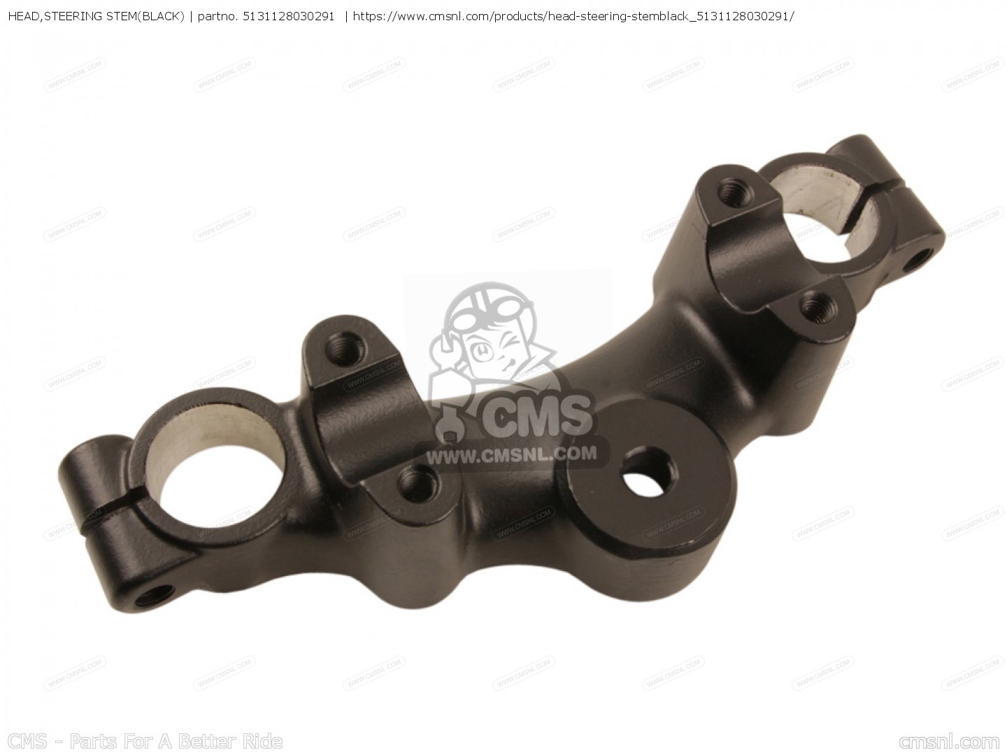 HEAD,STEERING STEM(BLACK) for Suzuki - order at CMSNL