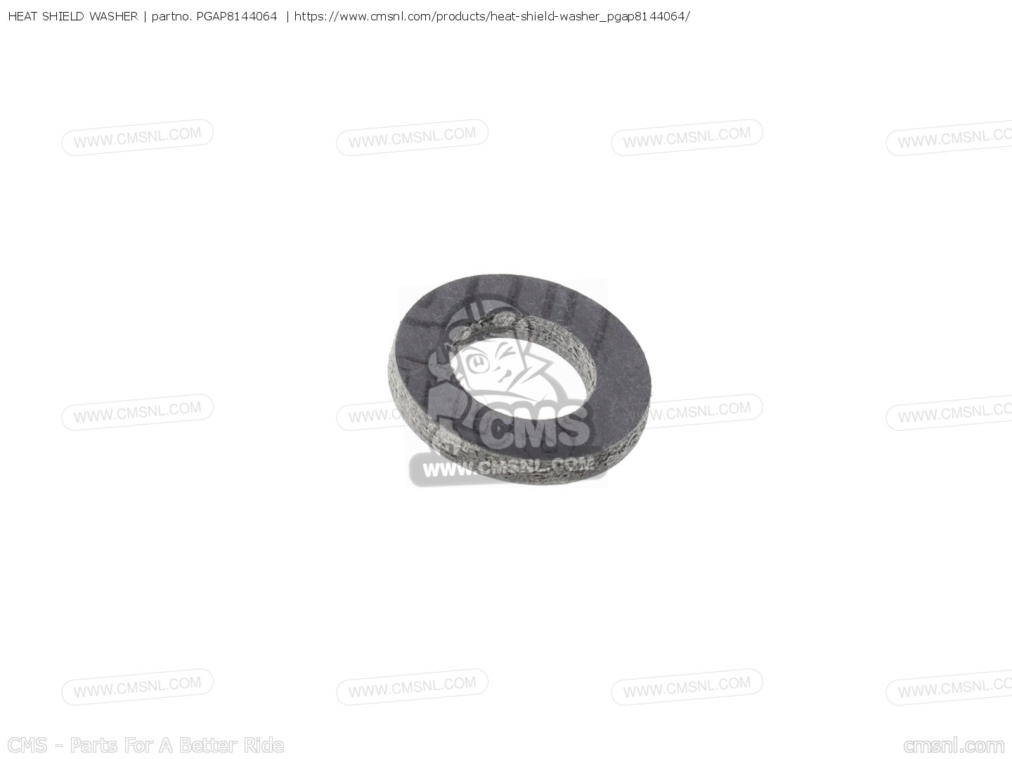 PGAP8144064: Heat Shield Washer Piaggio Group - buy the AP8144064 at CMSNL