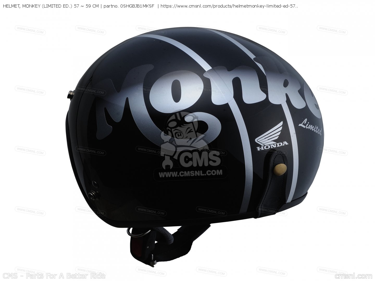 0SHGBJB1MKSF Helmet, Monkey (limited Ed.) 57 ~ 59 Cm Honda - 0SHGB-JB1-MKSF
