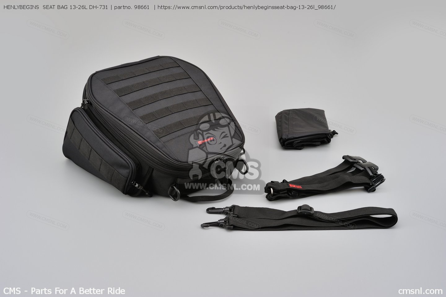 98661: Henlybegins Seat Bag 13-26l Dh-731 Daytona - buy the 98661 at CMSNL