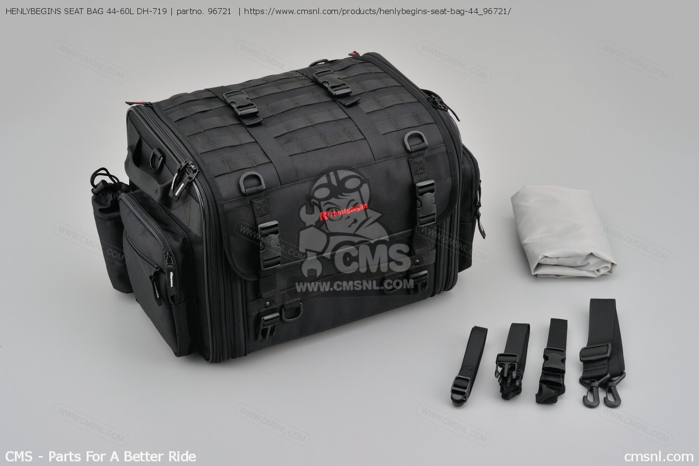 96721: HENLYBEGINS SEAT BAG 44-60L DH-719 Daytona - buy the 96721 at CMSNL