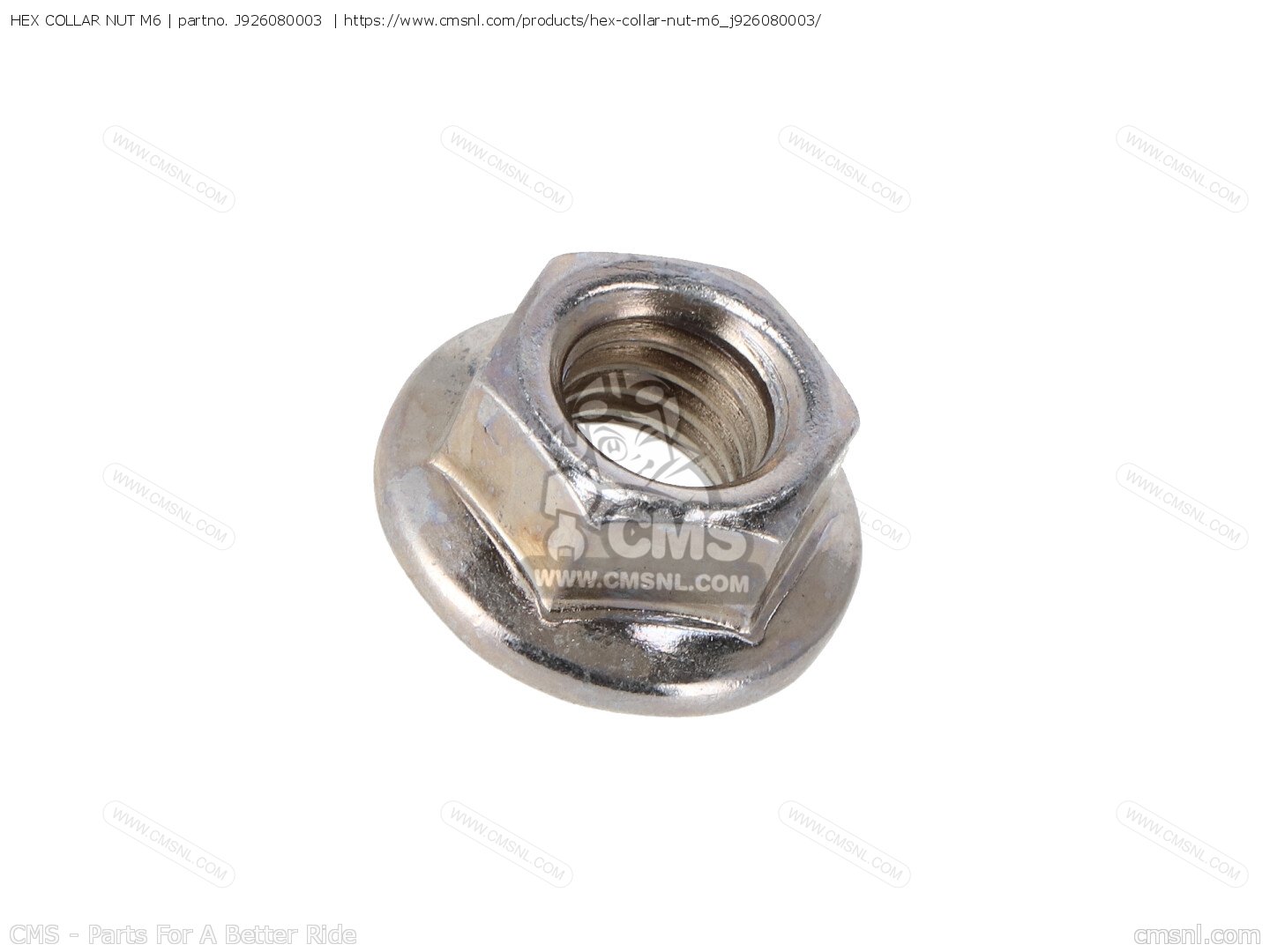 HEX COLLAR NUT M6 for 390 Adventure, orange - CKD PH 2020 - order at CMSNL