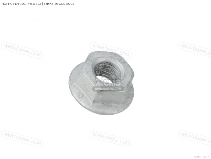 HEX NUT EN 1661 M8 WS13 for 790 Adventure R ASEAN 2020 - order at CMSNL