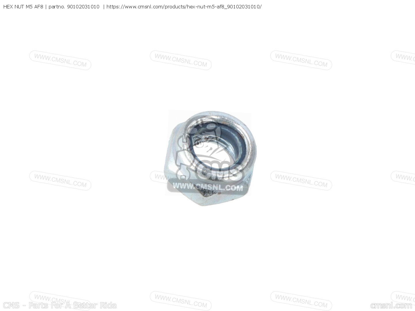 HEX NUT M5 AF8 for KTM - order at CMSNL
