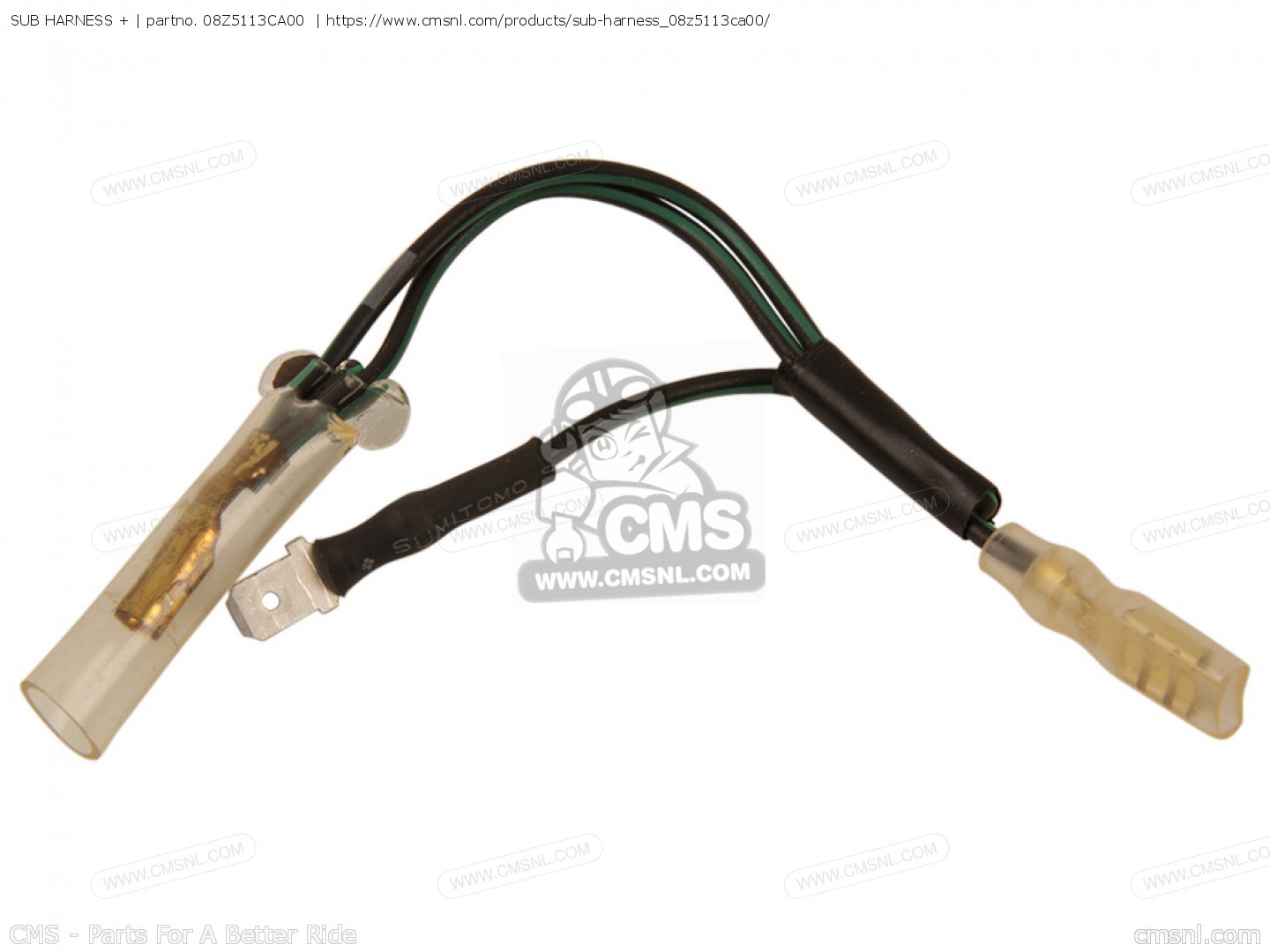 08Z5113CA00: H/G SUB HARNESS + Honda - buy the 08Z51-13C-A00 at CMSNL