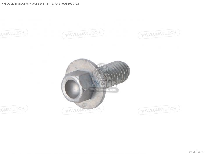 0014050123: Hh Collar Screw M 5x12 Ws=6 Ktm - buy the 0014050123 at CMSNL