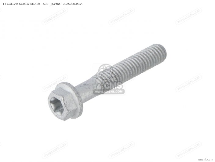 0025060356A: HH COLLAR SCREW M6X35 TX30 Husqvarna - buy the 0025060356 ...