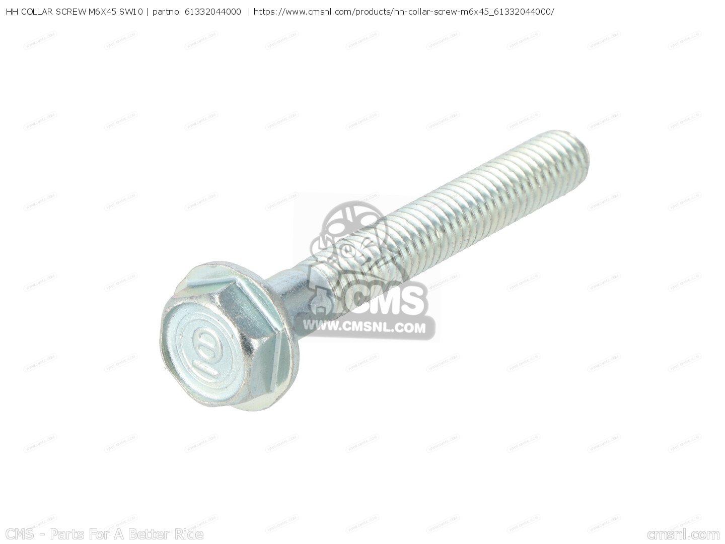 61332044000: HH COLLAR SCREW M6X45 SW10 KTM - buy the 61332044000 at CMSNL