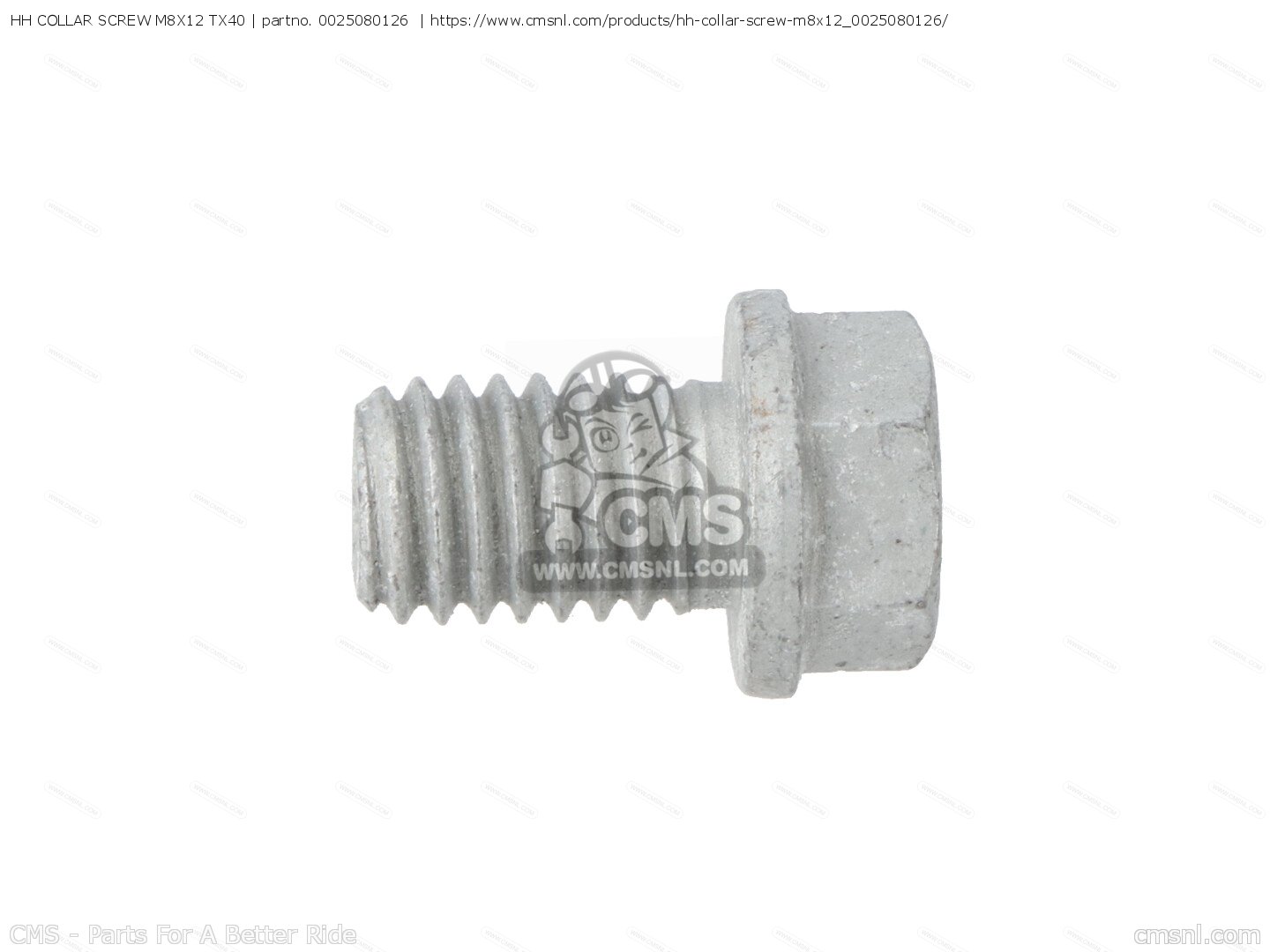 HH COLLAR SCREW M8X12 TX40 for 690 SMC R US 2020 - order at CMSNL