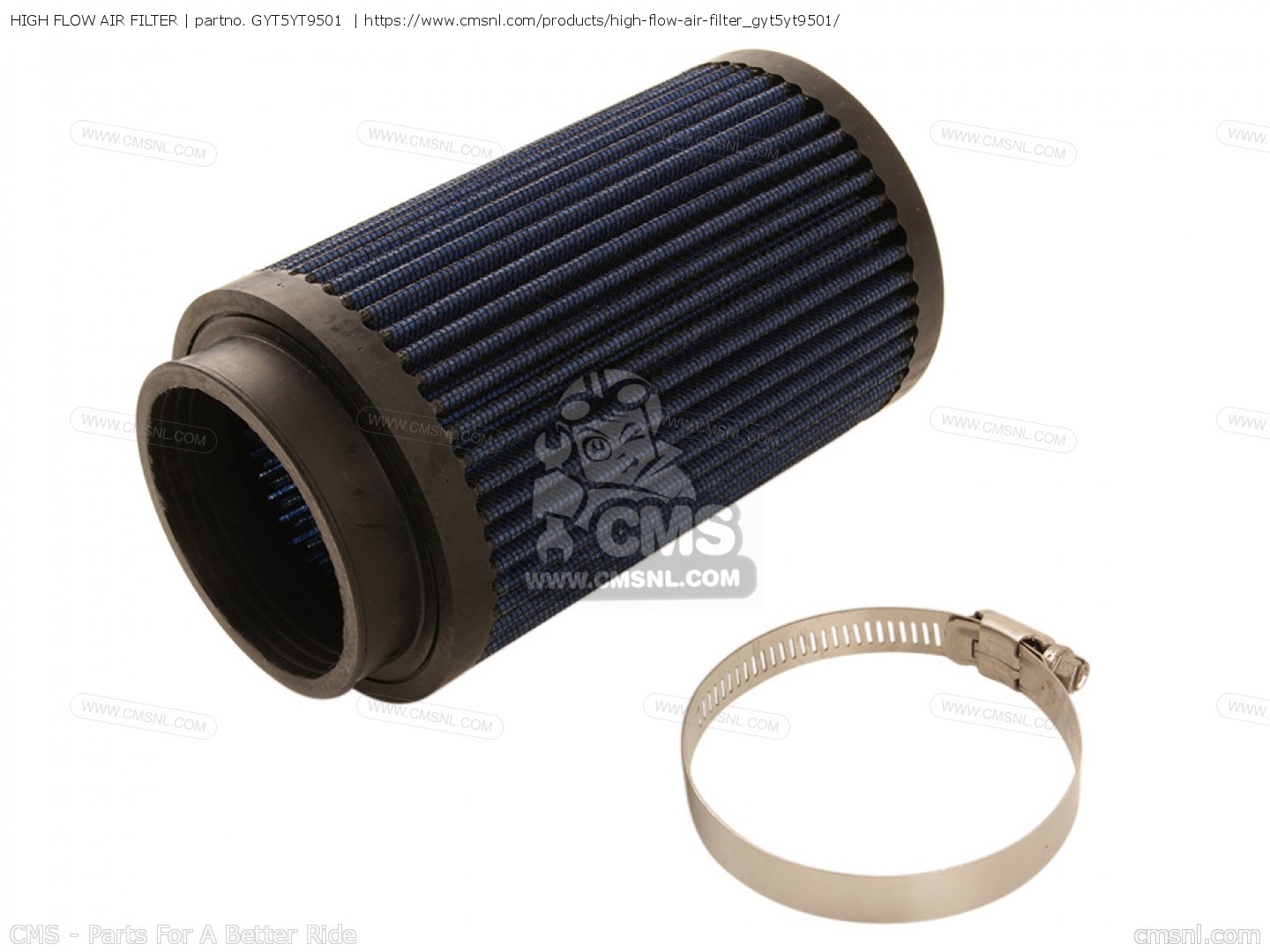 GYT5YT9501: High Flow Air Filter Yamaha - buy the GYT-5YT95-01 at CMSNL