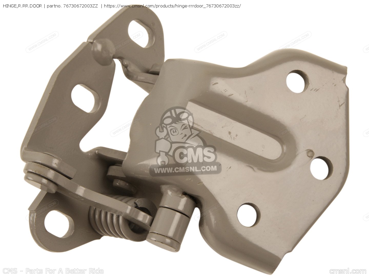 76730672003ZZ: HINGE,R.RR.DOOR Honda - buy the 76730-672-003ZZ at CMSNL
