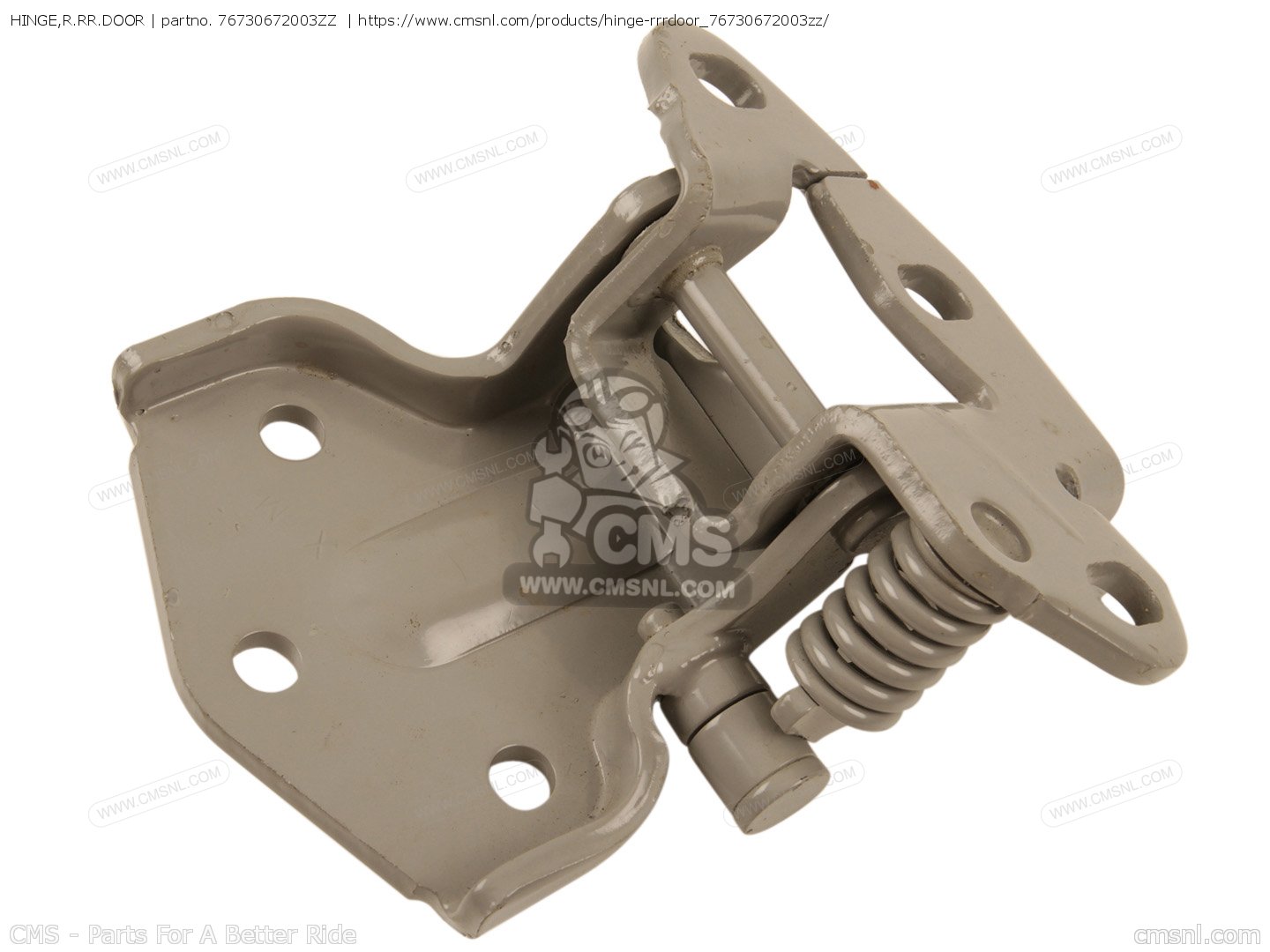 76730672003ZZ: HINGE,R.RR.DOOR Honda - buy the 76730-672-003ZZ at CMSNL