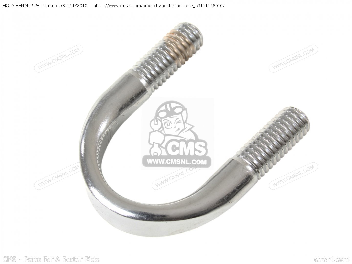 53111148010: HOLD HANDL,PIPE Honda - buy the 53111-148-010 at CMSNL
