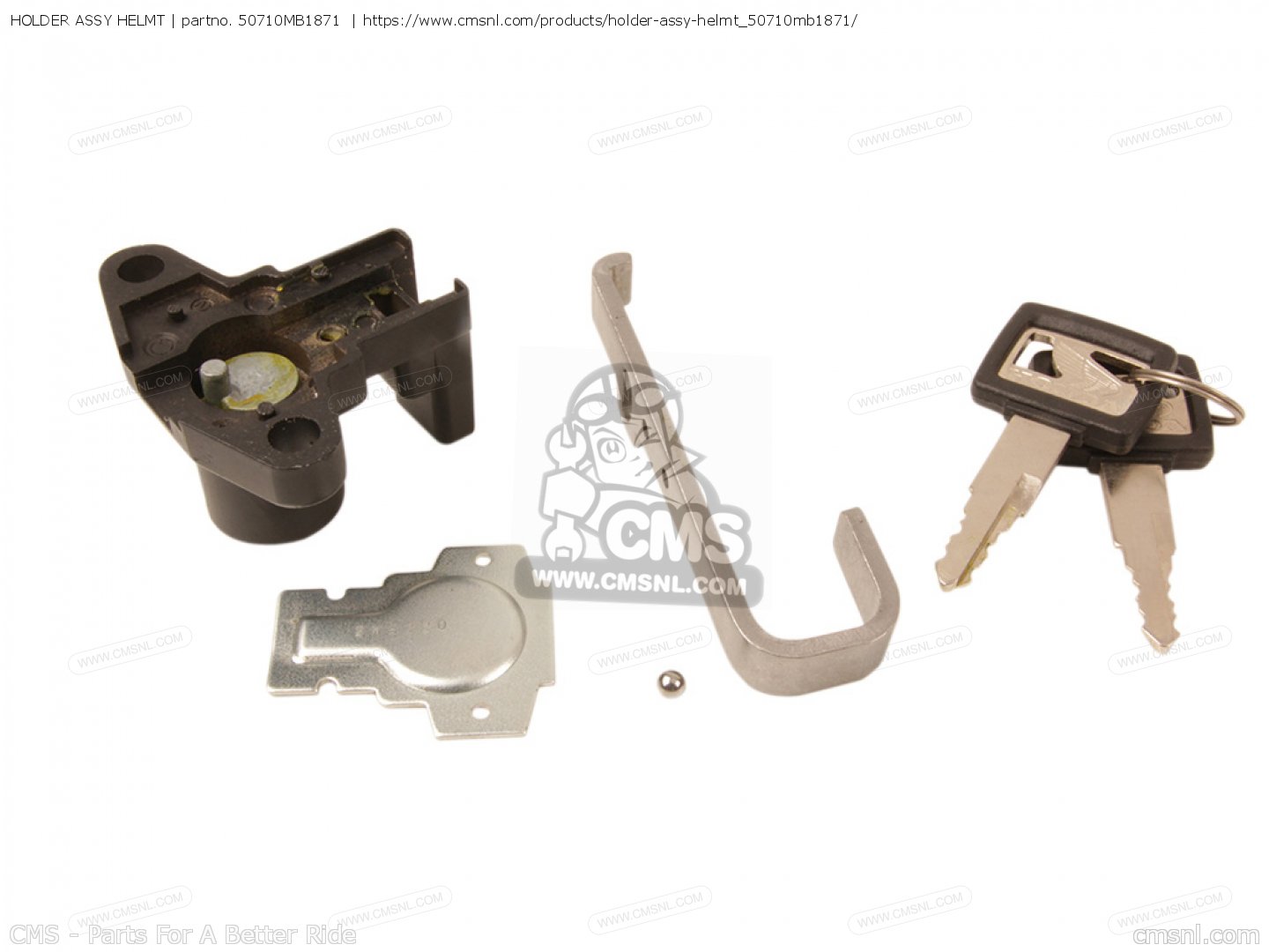 HOLDER ASSY HELMT for VF750C MAGNA 1985 (F) - order at CMSNL