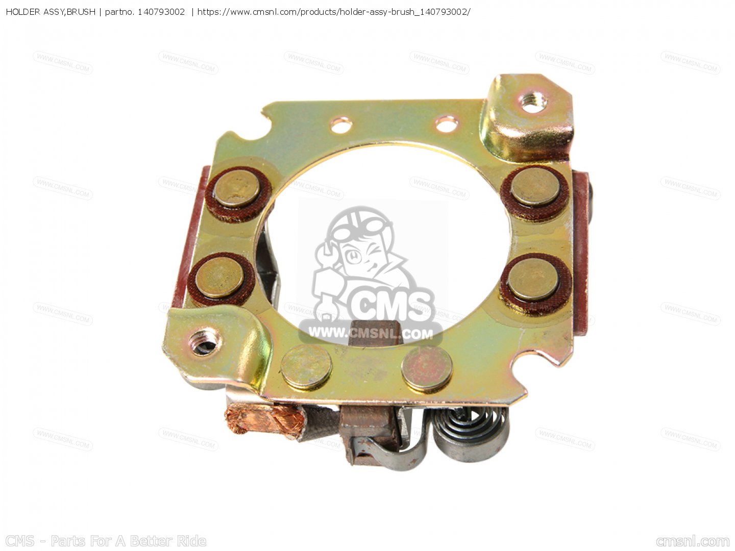 HOLDER-ASSY,BRUSH for JS440-A11 JETSKI440 1987 USA - order at CMSNL