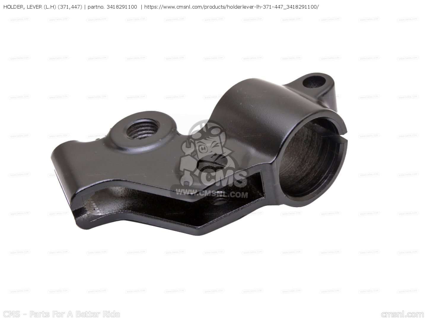 3418291100: HOLDER, LEVER (L.H) (371,447) Yamaha - buy the 341-82911-00 ...