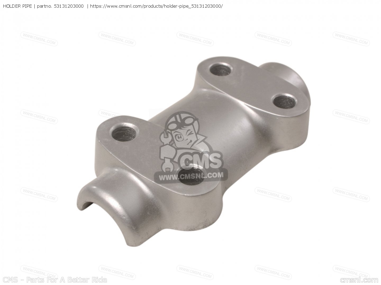 53131203000: HOLDER PIPE Honda - buy the 53131-203-000 at CMSNL