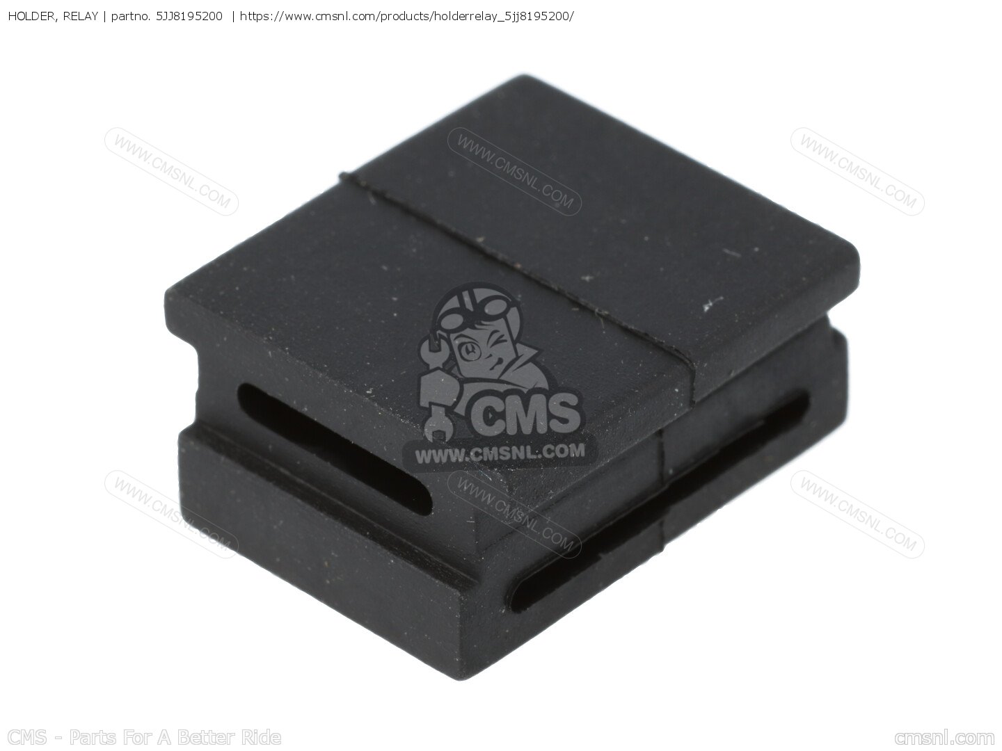 5JJ8195200: HOLDER, RELAY Yamaha - buy the 5JJ-81952-00-00 at CMSNL