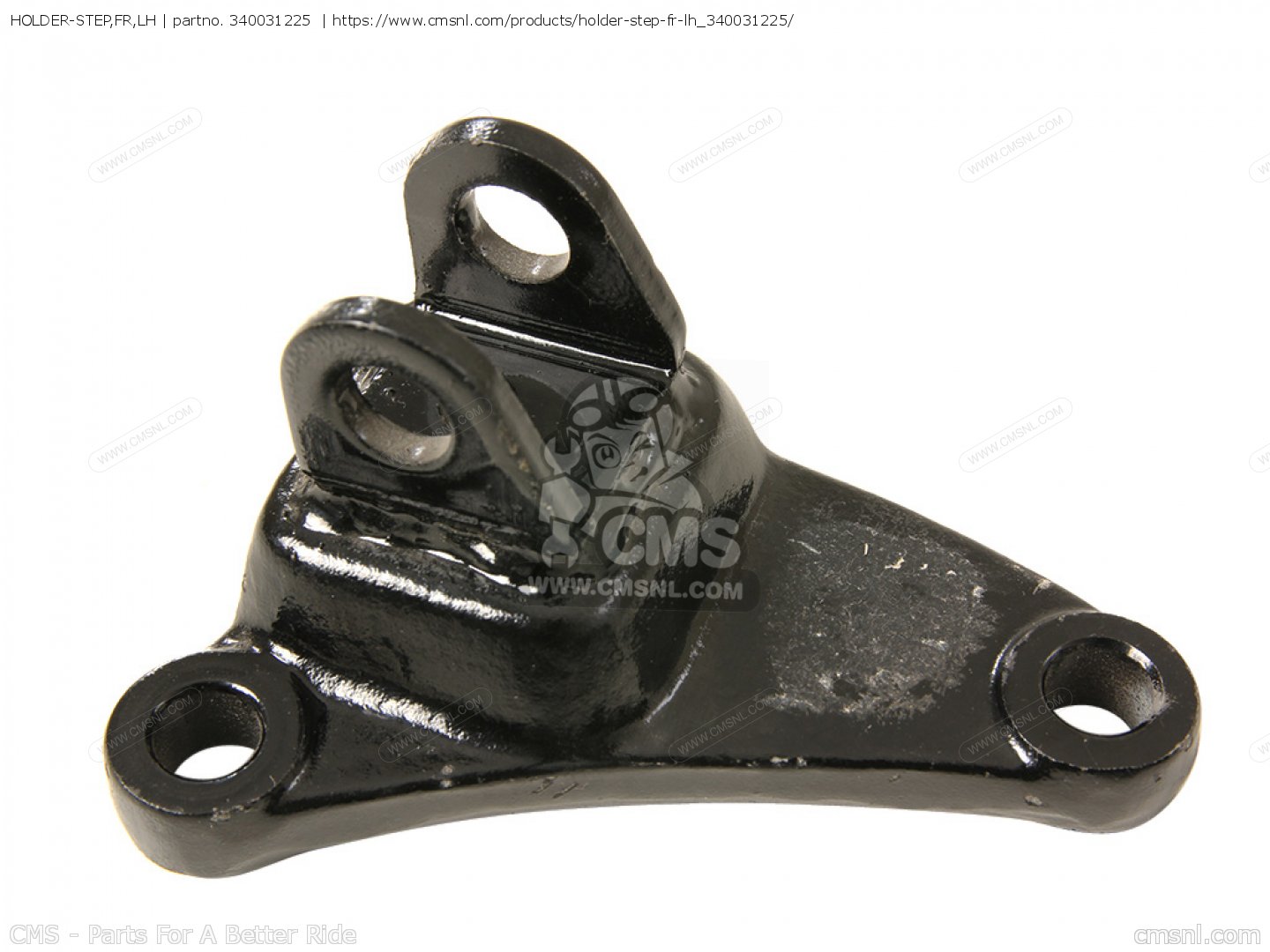 340031225: Holder-step,fr,lh Kawasaki - buy the 34003-1225 at CMSNL