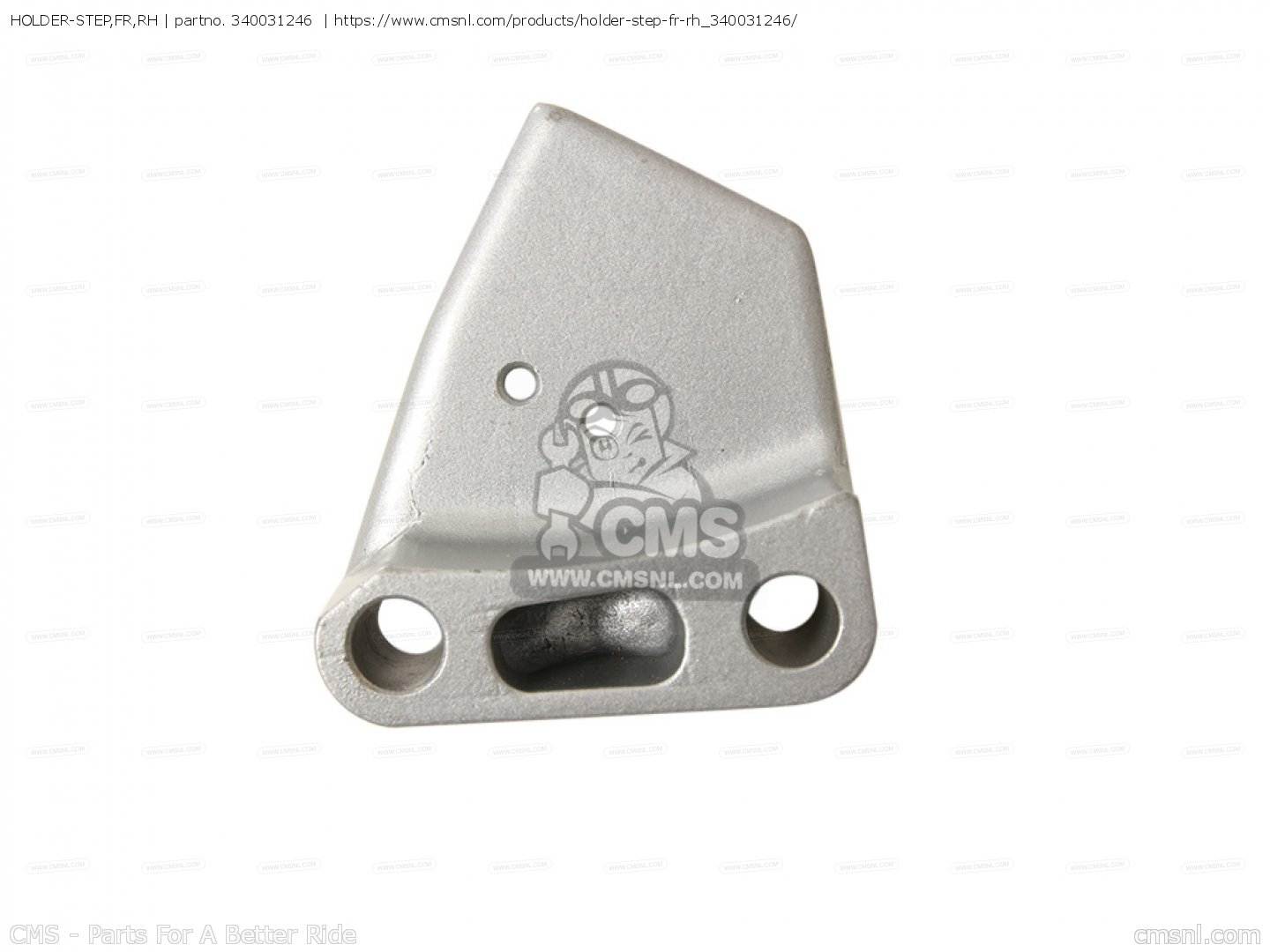 340031246: Holder-step,fr,rh Kawasaki - buy the 34003-1246 at CMSNL
