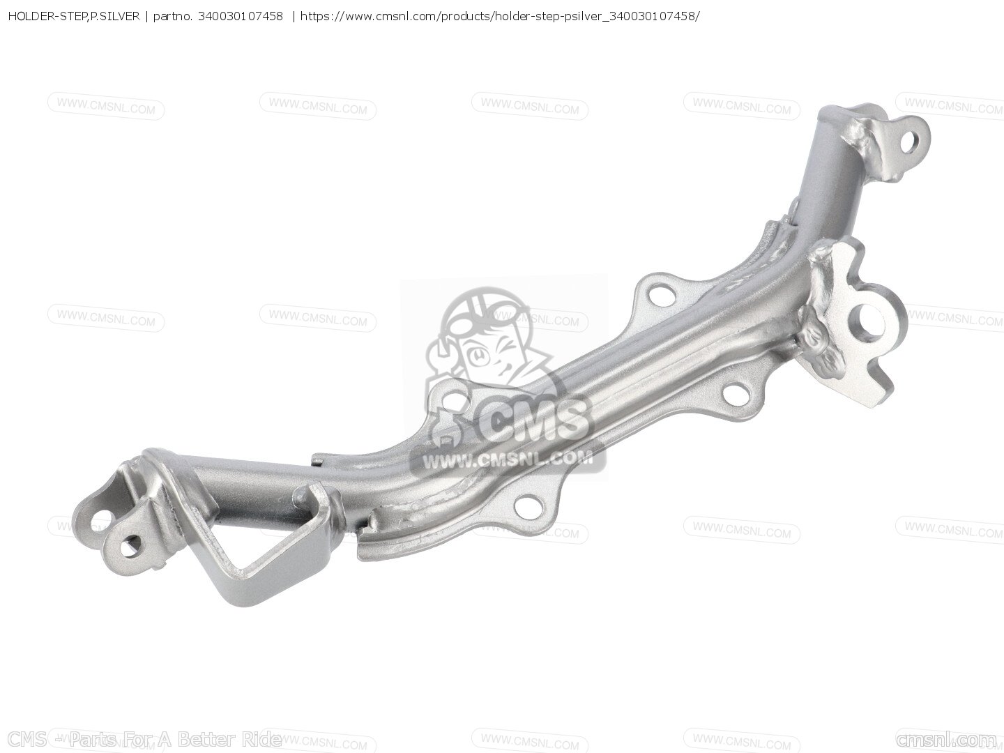 340030107458: Holder-step,p.silver Kawasaki - buy the 34003-0107-458 at ...