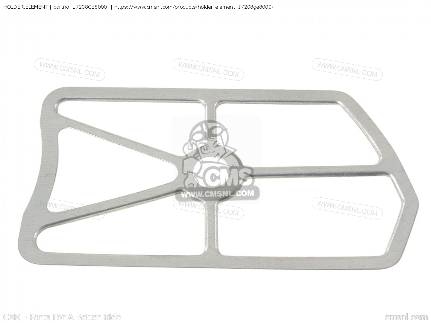 17208GE8000: HOLDER,ELEMENT Honda - buy the 17208-GE8-000 at CMSNL