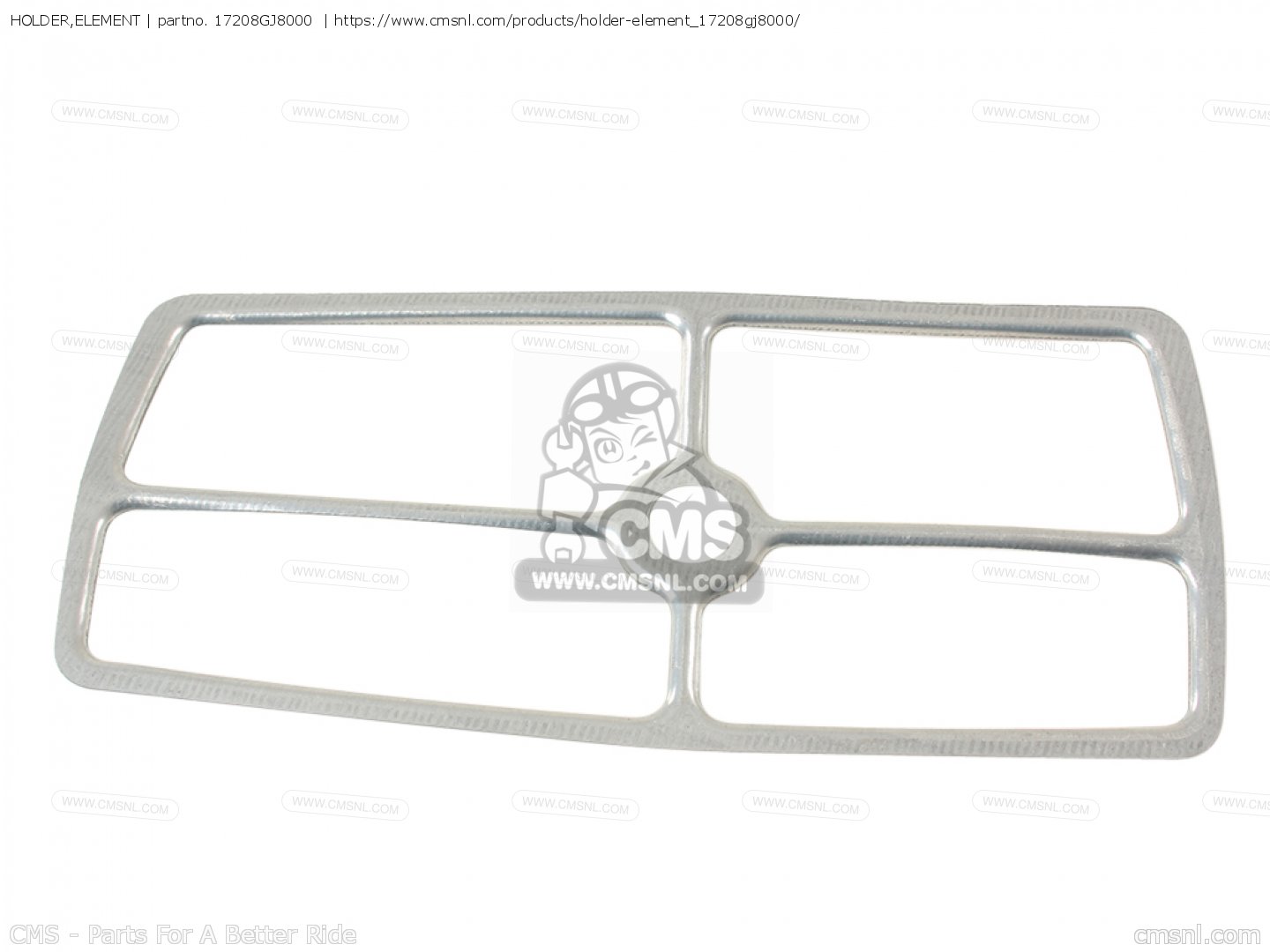 17208GJ8000: HOLDER,ELEMENT Honda - buy the 17208-GJ8-000 at CMSNL