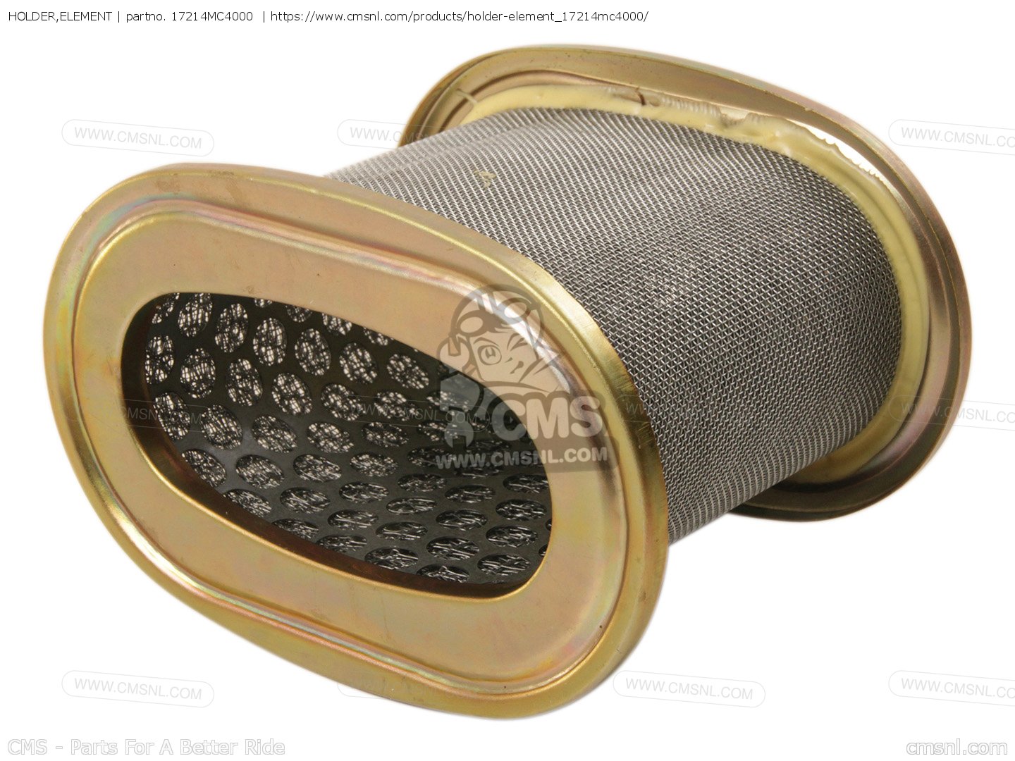 17214MC4000: HOLDER,ELEMENT Honda - buy the 17214-MC4-000 at CMSNL